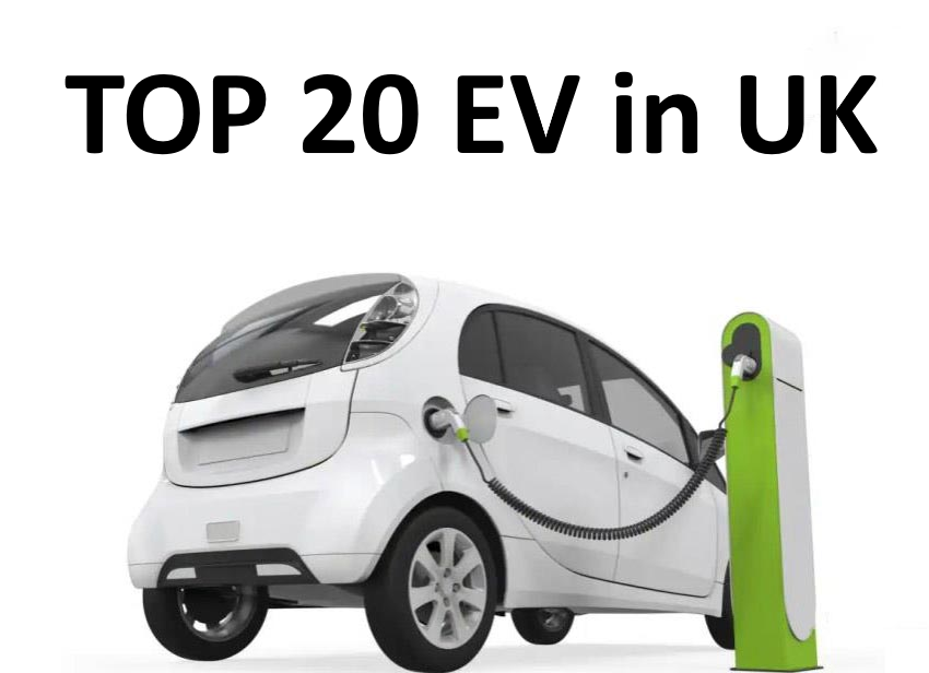 Top 20 EV in UK from BBC Topgear | Carlisting